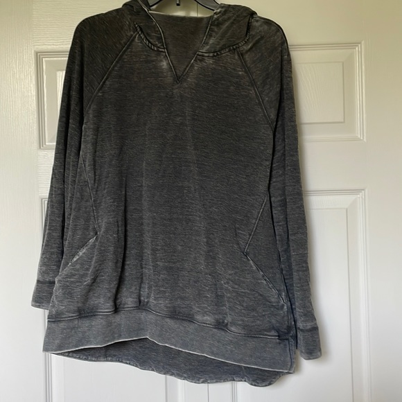 Halcyon | Tops | Hilo With Bell Bottom Sleeves Weather Charcoal Hoodie ...